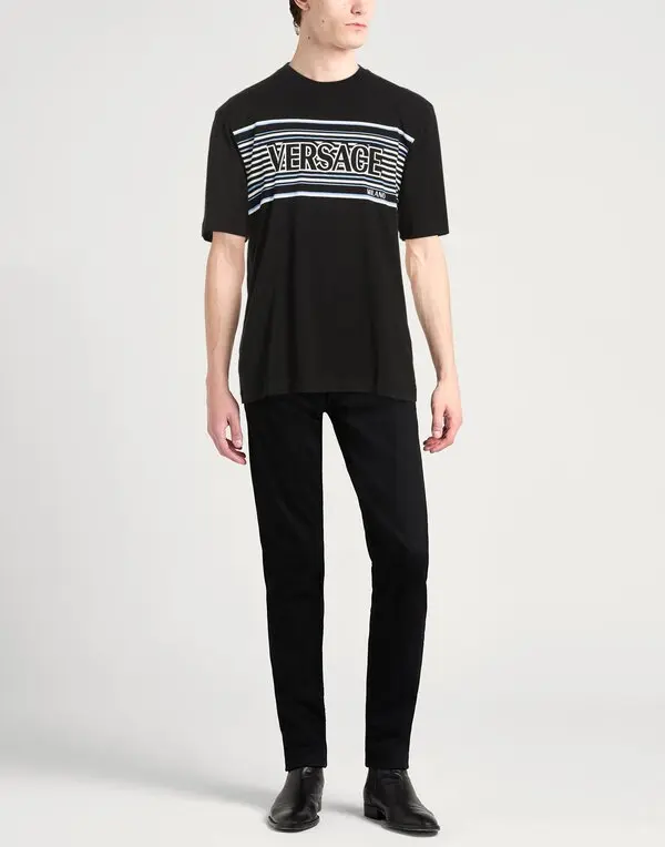 Versace T-shirt Size Cotton - Black