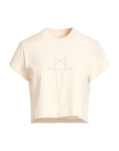 Rick Owens T-shirt Cream Size Cotton - White