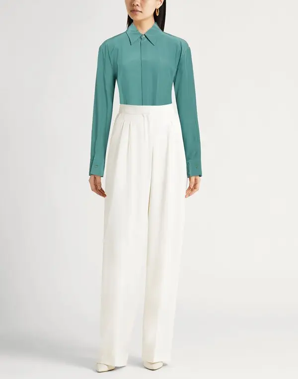 TOD'S Shirt Emerald Size Silk