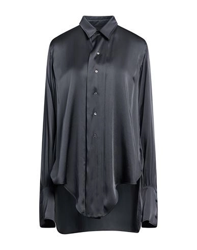 MAISON MARGIELA Acetate & Viscose Satin Shirt - Grey