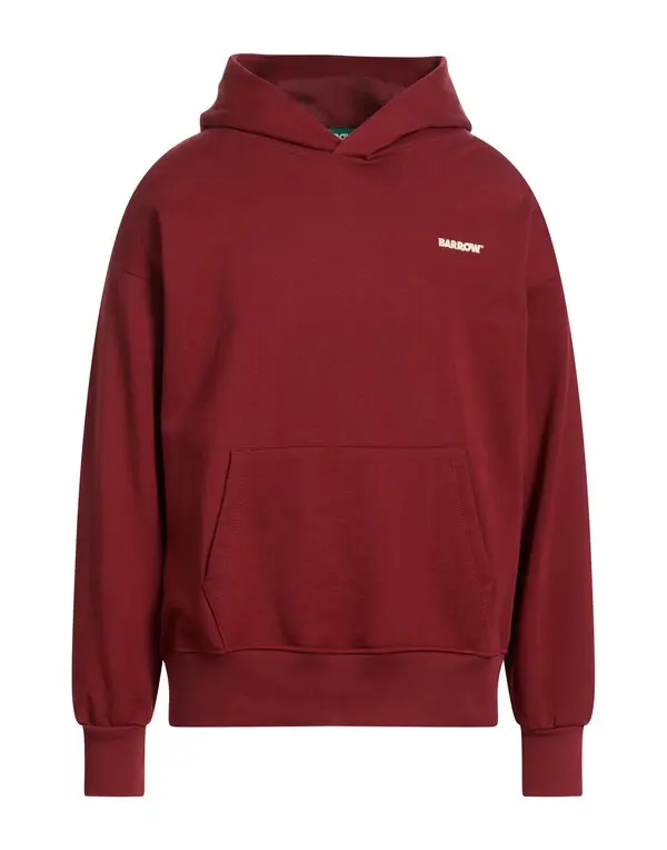BARROW Sweatshirt Burgundy Size Cotton - Red