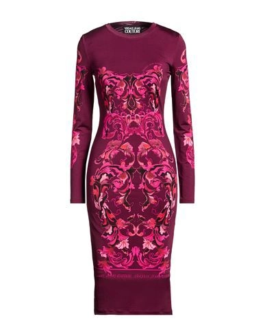 Versace Midi Dress Size Viscose, Elastane - Mauve