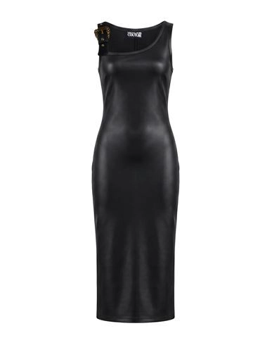 Versace Midi Dress Size Polyester, Elastane - Black