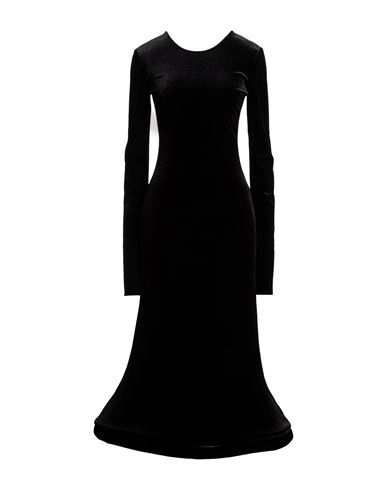 Emporio Armani Maxi Dress Size Polyester, Elastane - Black