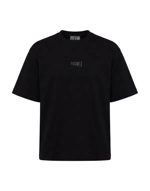 Versace T-shirt Size Viscose, Polyamide, Elastane - Black