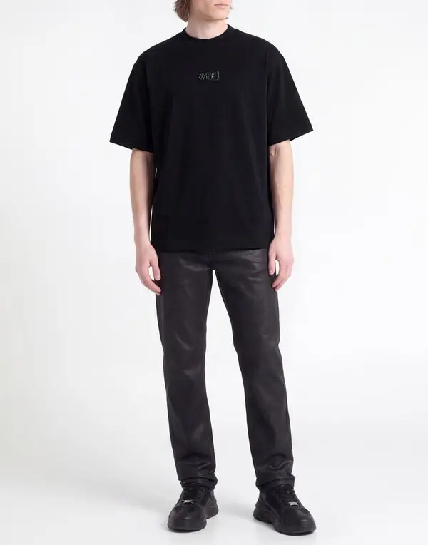 Versace T-shirt Size Viscose, Polyamide, Elastane - Black