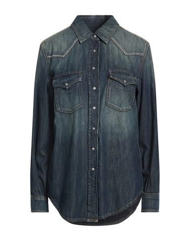 DONDUP Denim Shirt With Stud Embellishments