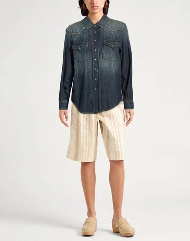 DONDUP Denim Shirt With Stud Embellishments