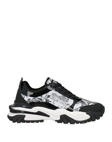 Versace Sneakers Size Leather, Textile Fibers - White
