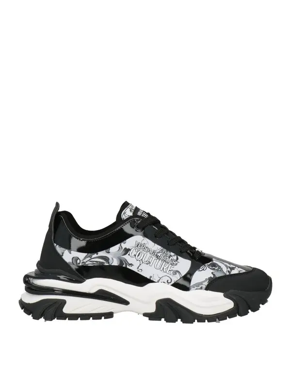 Versace Low Top Sneakers With Floral Print