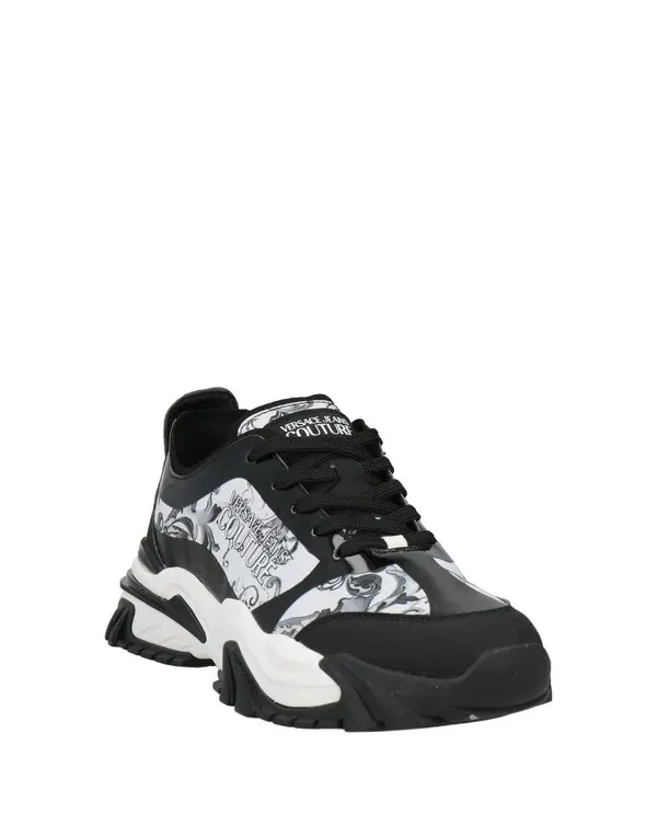 Versace Low Top Sneakers With Floral Print