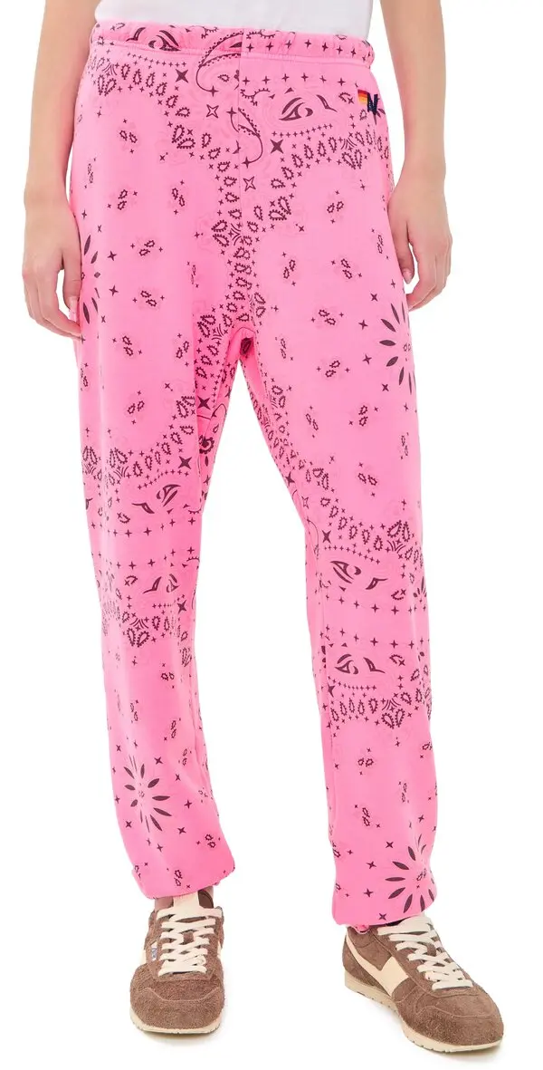 Aviator Nation Bandana Print Sweatpants