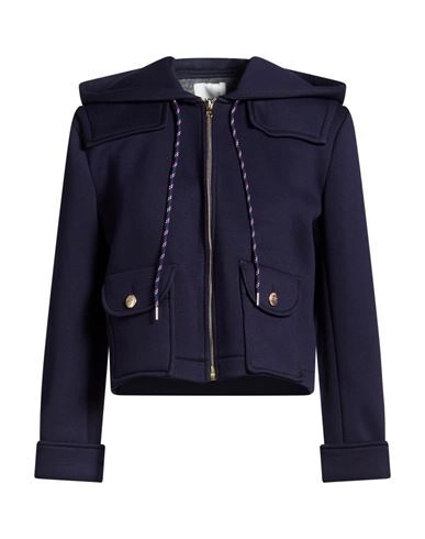 Sandro Jacket Midnight Size Viscose, Elastane