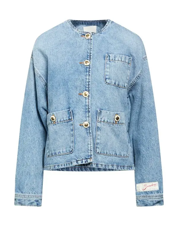 Sandro Denim Outerwear Size Cotton