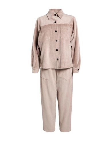 SHIRTAPORTER Suit Taupe Size Polyester, Nylon, Elastane