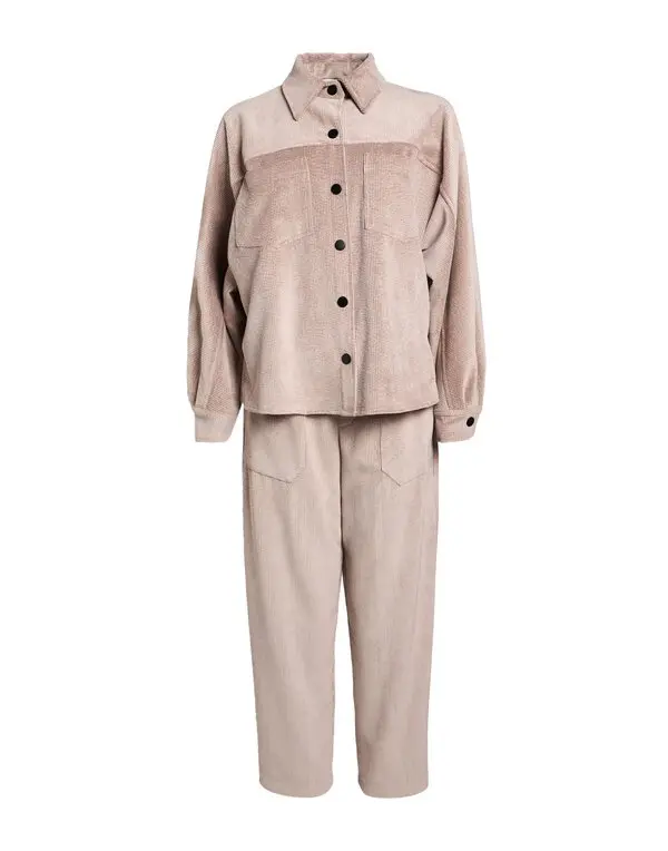 SHIRTAPORTER Suit Taupe Size Polyester, Nylon, Elastane