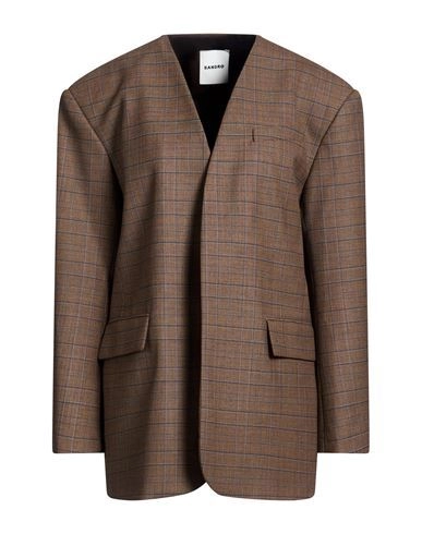 Sandro Blazer Size Polyester, Wool, Viscose, Elastane