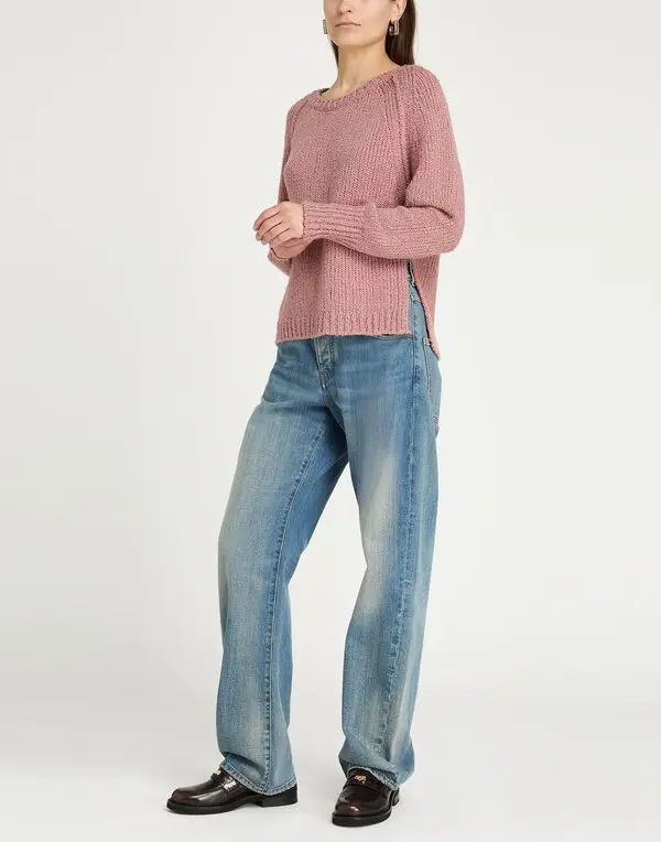 DRUMOHR Antique Rose Virgin Wool And Cashmere Blend Sweater