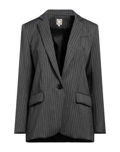 INES DE LA FRESSANGE PARIS Blazer Size Polyester, Virgin Wool, Elastane