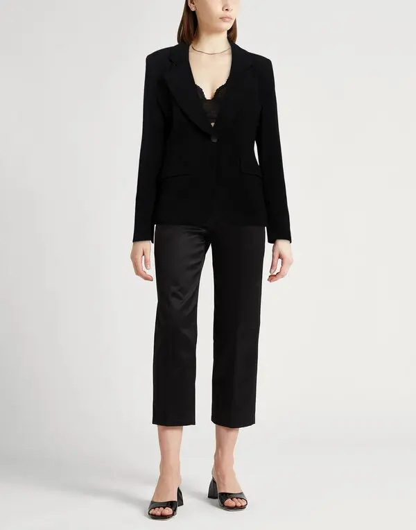 Emporio Armani Single-breasted Crepe Blazer