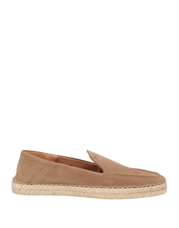 HACKETT Earth Loafers Khaki Size Leather
