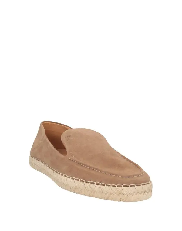 HACKETT Earth Loafers Khaki Size Leather