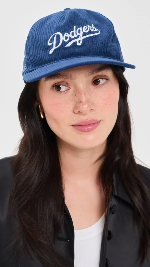 Sporty & Rich Dodgers Corduroy Baseball Cap