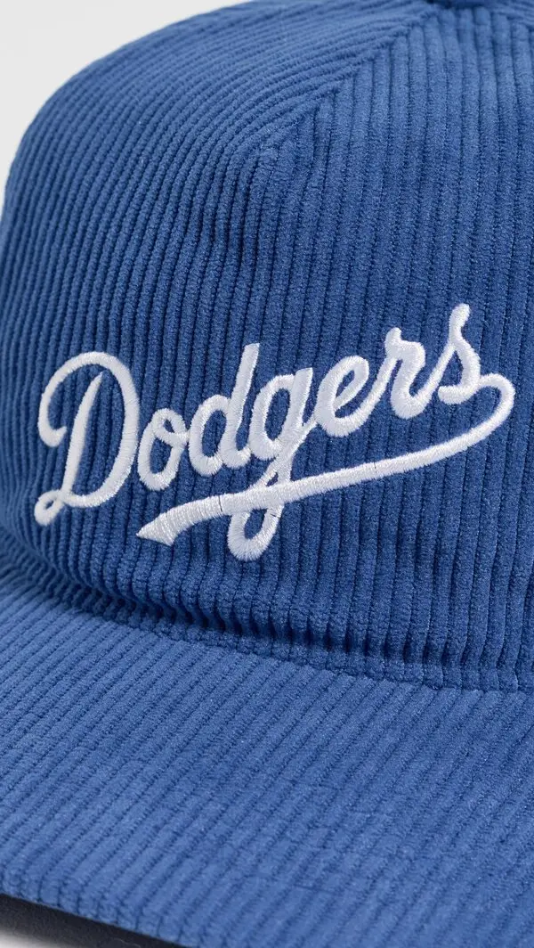 Sporty & Rich Dodgers Corduroy Baseball Cap