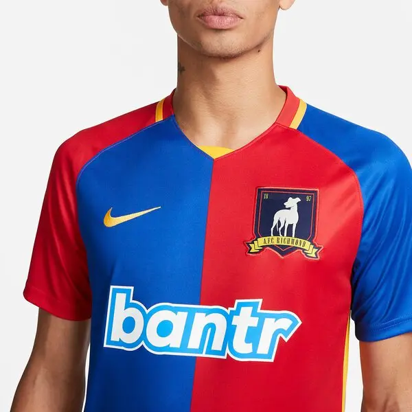 Nike Afc Richmond Ted Lasso Soccer Jersey 'red Blue