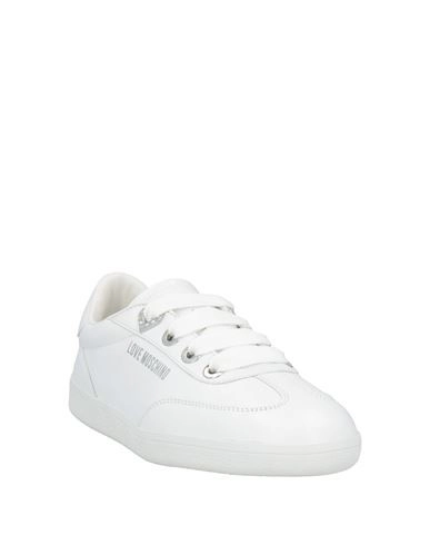 Moschino Calfskin Sneakers - White