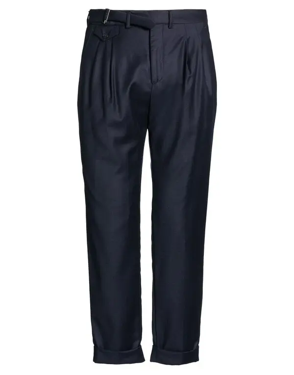 PAOLONI Pants Midnight Size Virgin Wool, Elastane