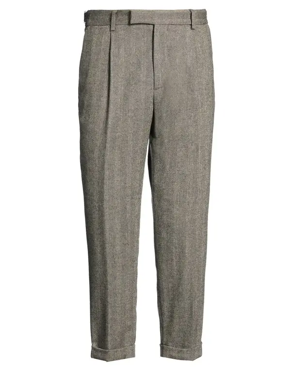PAOLONI Pants Military Size Virgin Wool, Viscose, Polyester, Elastane