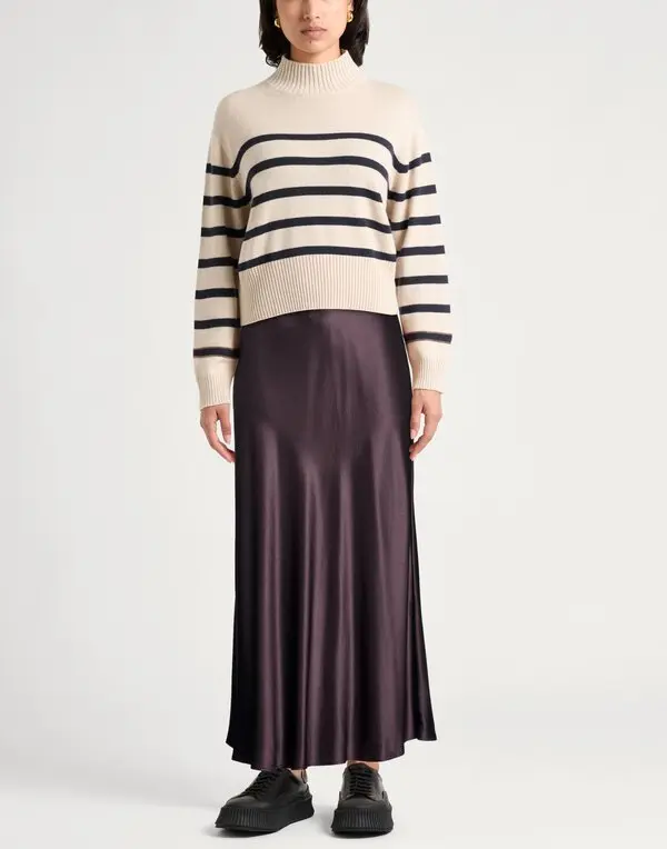 Agnona Silk Midi Skirt