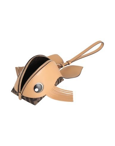 Fendi Handbag Camel Textile Fibers