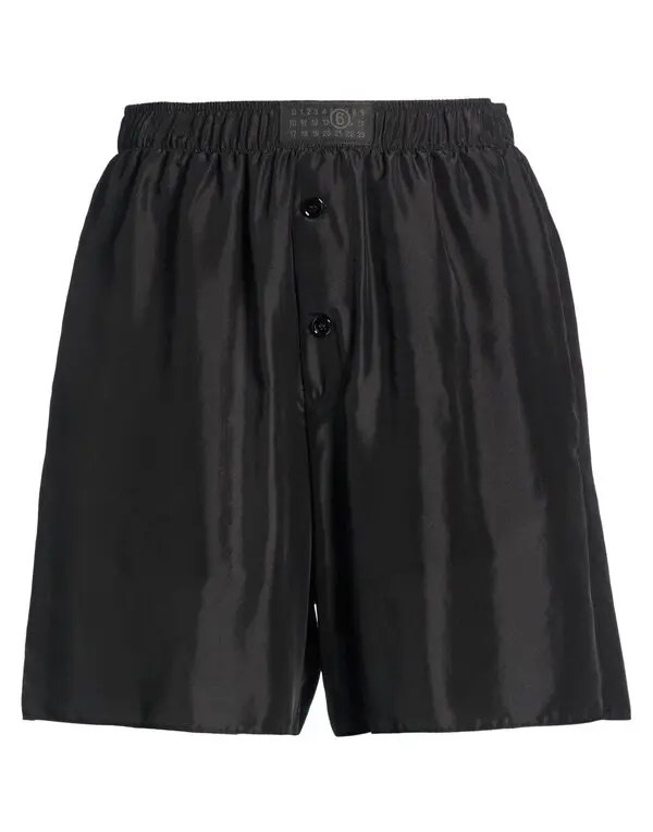 MAISON MARGIELA Silk Satin High-waisted Shorts