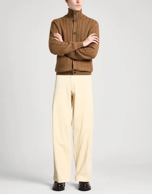 Emporio Armani Pants Ivory Size Cotton, Elastane