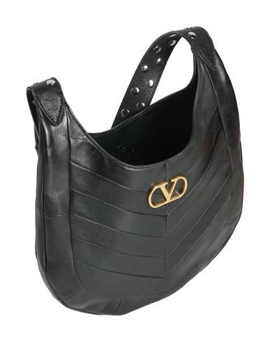 Valentino Garavani Leather Hobo Bag With Studs - Black