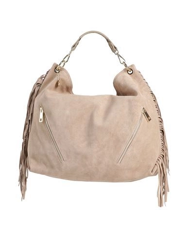 LAURA DI MAGGIO Leather Shoulder Bag - Beige