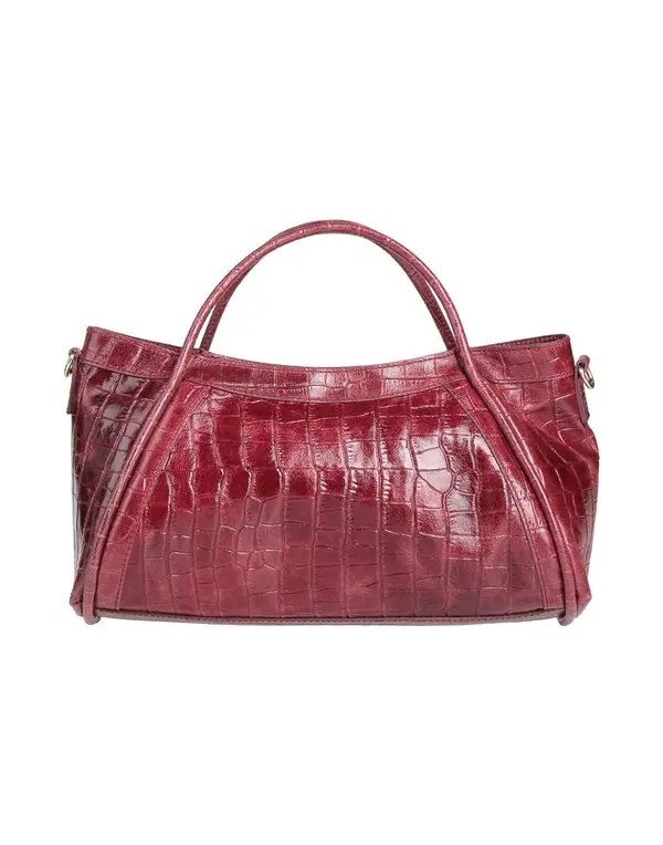 LAURA DI MAGGIO Leather Tote - Red