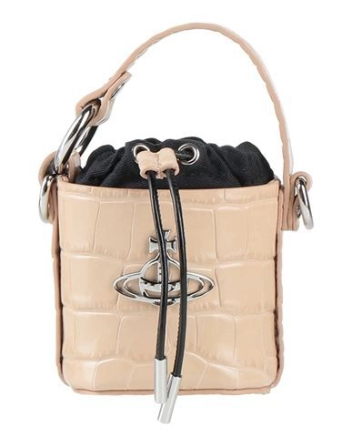 VIVIENNE WESTWOOD Crocodile-effect Leather Bucket Bag - Pink