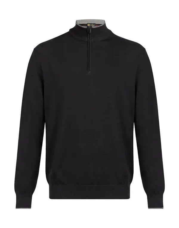 Paul & Shark Sweater Size Virgin Wool, Silk - Black