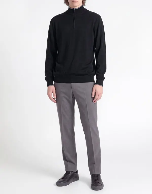 Paul & Shark Sweater Size Virgin Wool, Silk - Black
