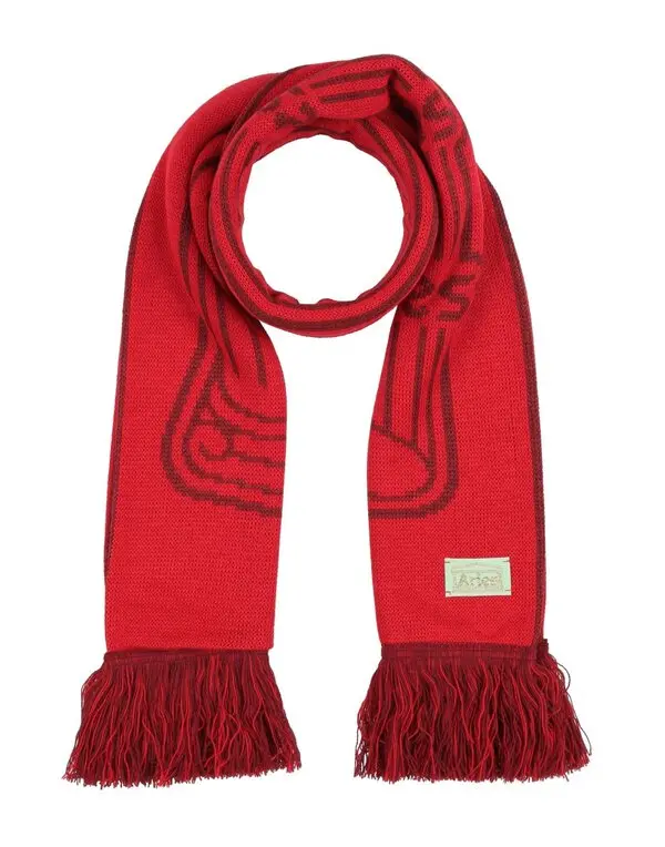 Aries Scarf Acrylic - Red