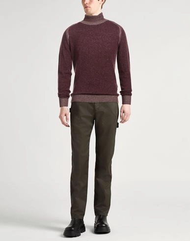 MOORER Turtleneck Burgundy Size Virgin Wool