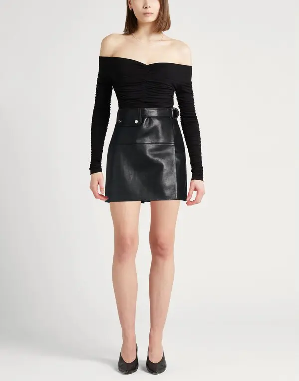 Nanushka Mini Skirt Size Polyurethane