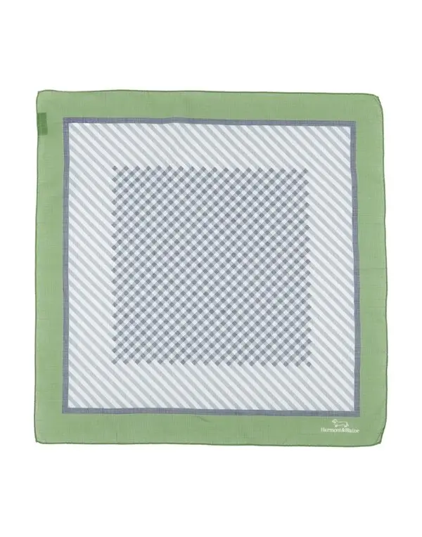 HARMONT & BLAINE Scarf Cotton, Linen - Green