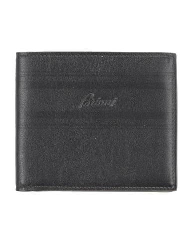 Brioni Wallet Leather - Charcoal