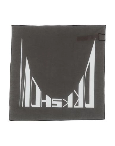 Rick Owens Scarf Charcoal Cotton