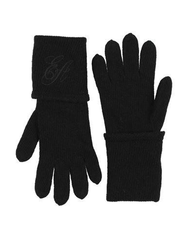 Emporio Armani Gloves Size Wool - Black