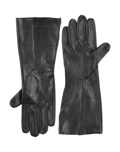 Emporio Armani Gloves Size Lambskin - Grey